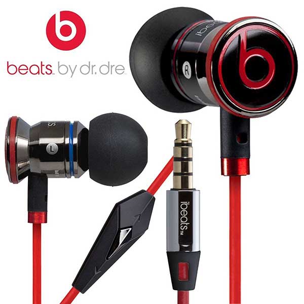 Monster Beats By Dr. Dre iBeats Stereo Headphone In Ear Headset Black