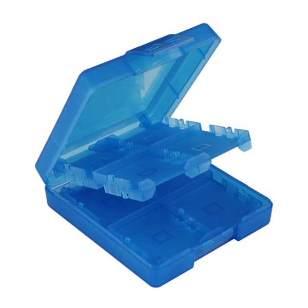 Game Card Case Holder Cartridge Box Blue 16 σε 1 - Nintendo DS - 3DS