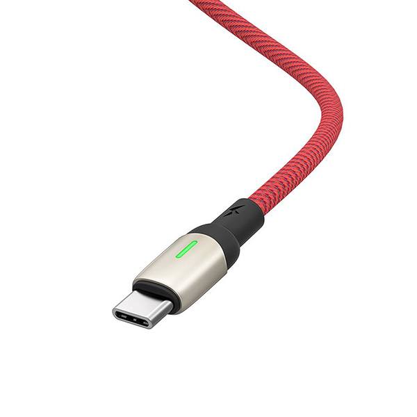 Cable Braided BlitzWolf BW-TC21 USB 2.0 Cable USB-C Male To USB-A Male ...
