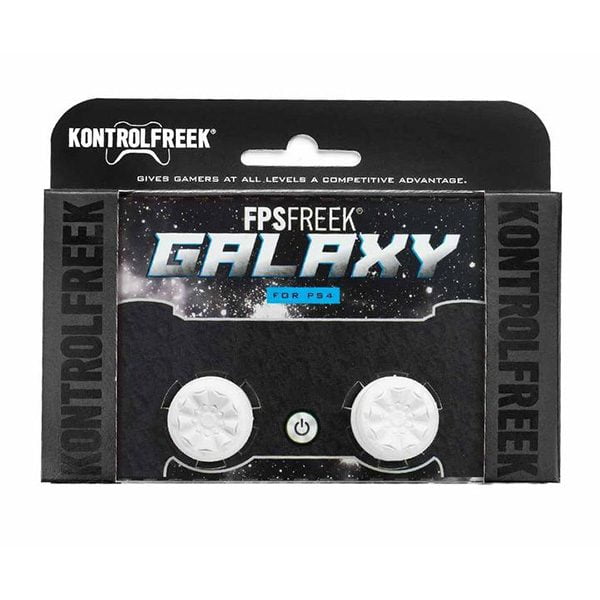 FPS Grips KontrolFreek Galaxy White Caps - PS4 Controller