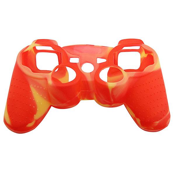 Silicone Case Skin Red / Yellow - PS3 Controller