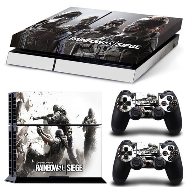 Sticker Skin Rainbow Six Siege + 2 Controller Skin - PS4 Fat Console